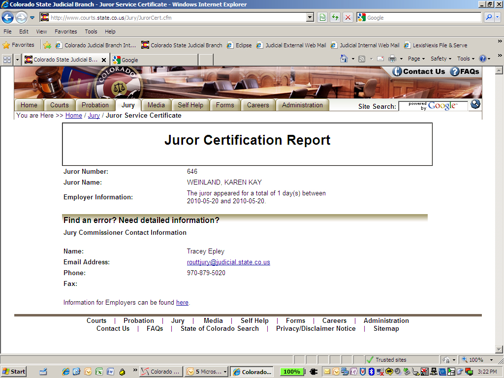 Website gives proof of service for jurors | SteamboatToday.com